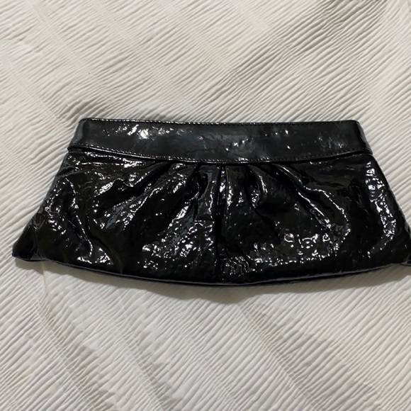 Lauren Merkin | Bags | Lauren Merkin Black Patent Leather Clutch Bag ...